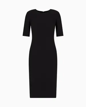 Giorgio Armani Silk Tube Dress - Black