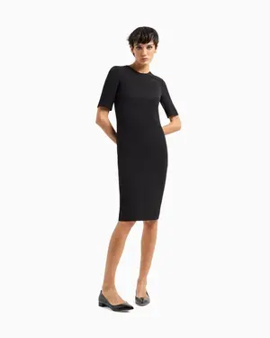 Giorgio Armani Silk Tube Dress - Black