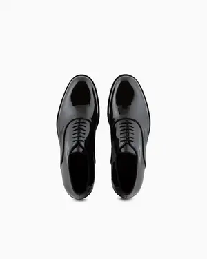 Giorgio Armani Patent Leather Oxfords