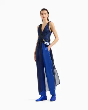 Giorgio Armani Embroidered Maxi Dress