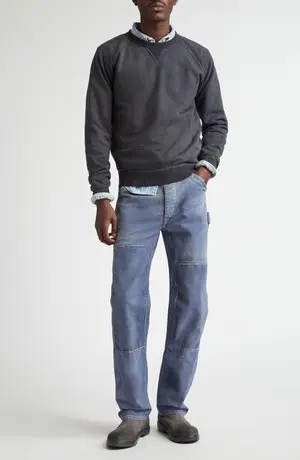 Double Rl Raglan Crewneck Sweatshirt