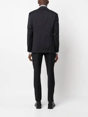 LARDINI Single-breasted Two-piece Wool Suit - Blue