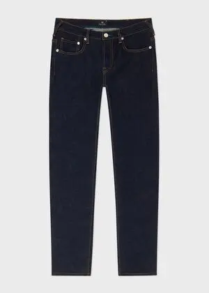 Paul Smith Slim-fit 'crosshatch Stretch' Jeans - Blue