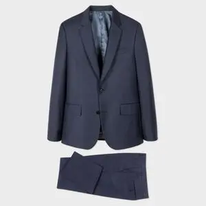 Paul Smith The Soho Tailored-fit Sharkskin Suit - Blue