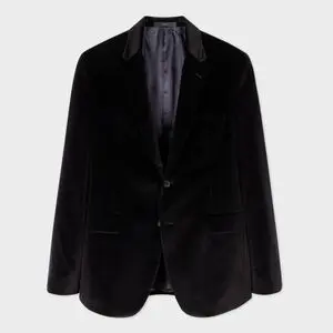 Paul Smith The Kensington Slim-fit Velvet Two-button Blazer