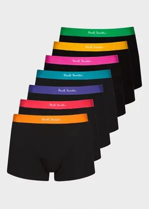 Paul Smith Organic-cotton Boxer Briefs Seven Pack