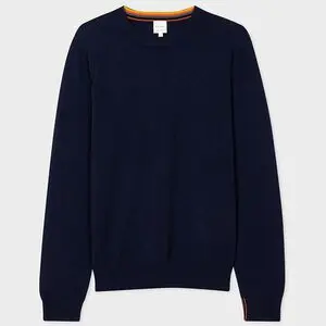 Paul Smith Cashmere Crew Neck Sweater - Blue