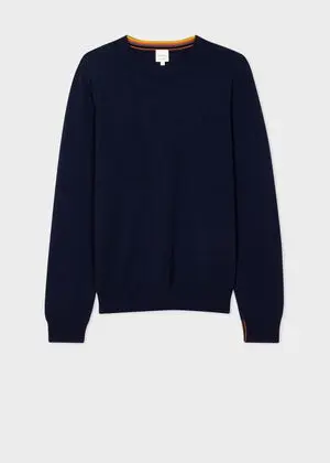 Paul Smith Cashmere Crew Neck Sweater - Blue