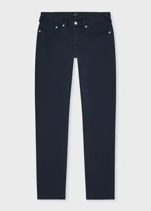 Paul Smith Tapered Organic Cotton-stretch Jeans - Blue