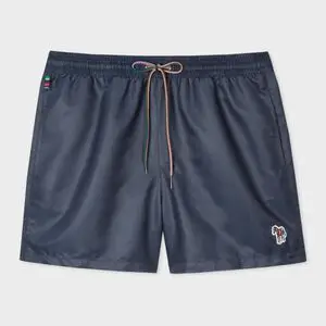 Paul Smith Zebra Logo Swim Shorts - Blue