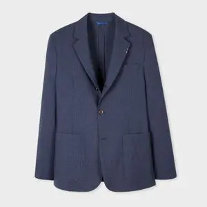 Paul Smith Slate Marl Two-ply Hopsack Three-button Blazer