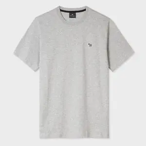 Paul Smith Marl Cotton Zebra Logo T-shirt - Grey