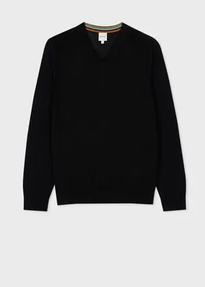Paul Smith Merino Wool V-neck Pullover