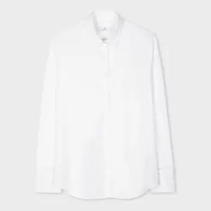 Paul Smith Cotton 'spray Swirl' Cuff Shirt - White