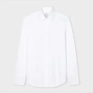 Paul Smith Slim-fit Cotton Twill Easy Care Shirt - White