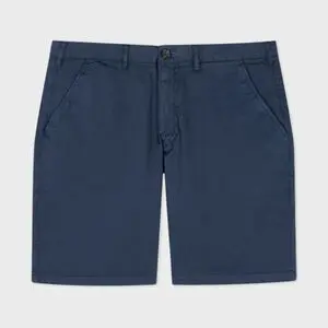 Paul Smith PS Paul Smith Gart-Dyed Stretch Pima-Cotton Shorts Dark Navy