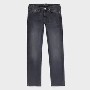 Paul Smith Tapered-Fit Antique-Wash Black Stretch Jeans - Black