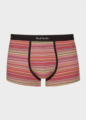 Paul Smith Organic-cotton Low-rise Boxer Briefs - Multicolour