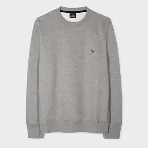 Paul Smith Cotton Zebra Logo Sweatshirt - Grey