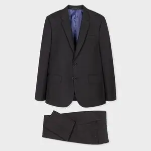 Paul Smith The Soho - Tailored-fit Charcoal Wool 'a Suit To Travel In' Grey
