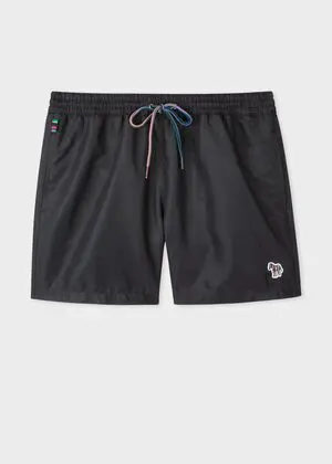 Paul Smith Zebra Logo Swim Shorts - Black