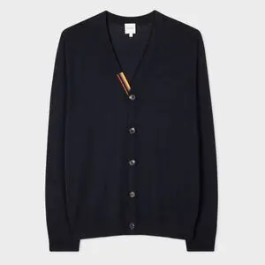 Paul Smith Washable Merino Wool 'artist Stripe' Cardigan