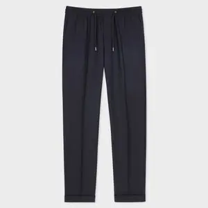 Paul Smith Slim-Fit Wool Pants Navy