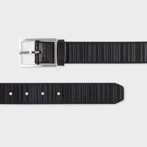 Paul Smith Shadow Stripe Leather Belt