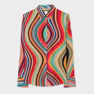 Paul Smith Swirl Silk Shirt - Swirl