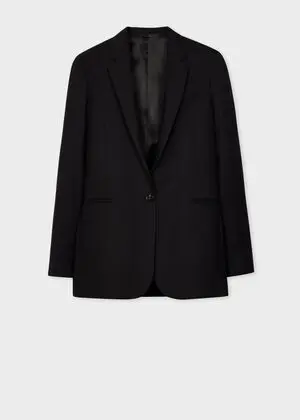 Paul Smith Wool Travel Blazer - Black
