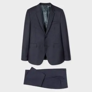 Paul Smith The Kensington Slim-fit Pin Dot Wool Suit - Blue