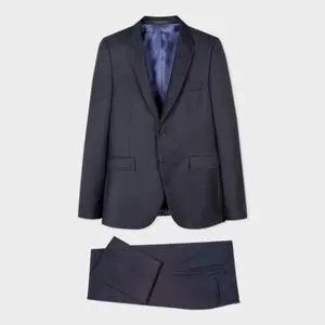 Paul Smith The Kensington - Slim-fit Dark Navy Pin Dot Wool Suit Dark Navy