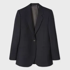 Paul Smith Two-Button Wool Blazer Navy