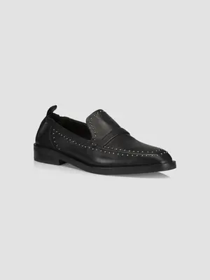 3.1 Phillip Lim Alexa Soft Studded Leather Penny Loafers