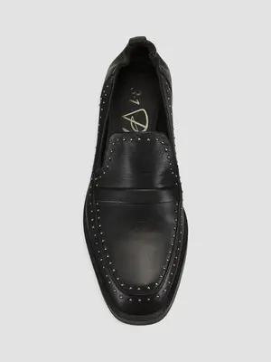 3.1 Phillip Lim Alexa Soft Studded Leather Penny Loafers