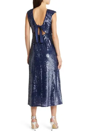 Adelyn Rae Konnie Sequin Midi Dress
