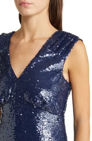 Adelyn Rae Konnie Sequin Midi Dress