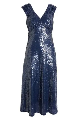 Adelyn Rae Konnie Sequin Midi Dress