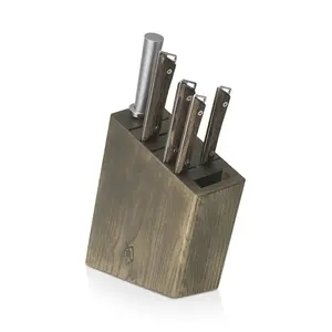 SHUN Kanso 6-piece Block Set - Brown