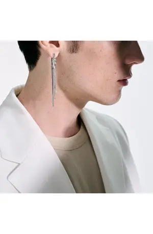John Hardy Love Knot Drop Earrings - Silver