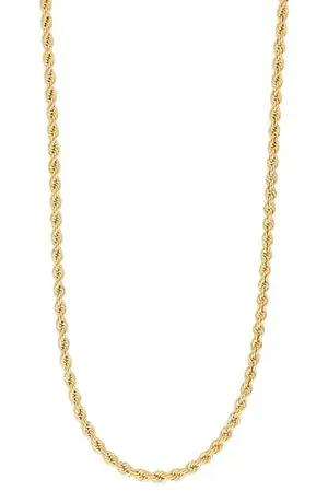 BONY LEVY 14k Gold Rope Chain Necklace