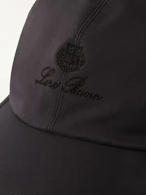 Loro Piana Logo-embroidered Storm System® Baseball Cap - Black