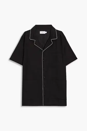 Onia Linenblend Shirt - Black