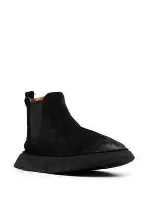 Marsèll Intagliata Suede Chelsea Boots - Black