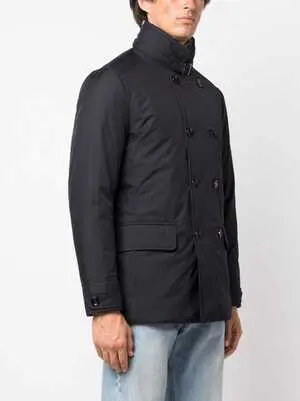 MOORER Kurt-gf Padded Coat - Blue