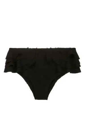 CLUBE BOSSA Bandara High-waist Bikini Bottoms - Black