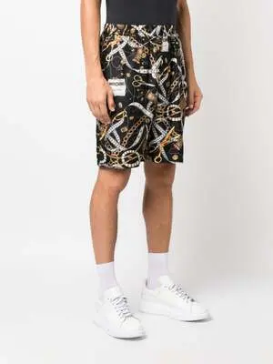 Moschino Chain-print Bermuda Shorts