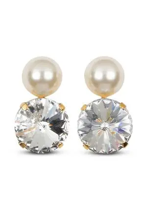 JENNIFER BEHR Demi Pearl Drop Earrings