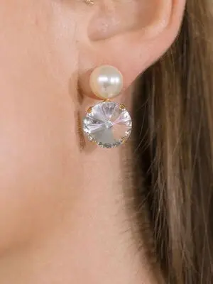 JENNIFER BEHR Demi Pearl Drop Earrings