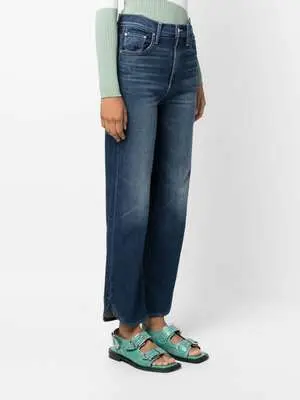 MOTHER Rambler High-rise Straight-leg Jeans